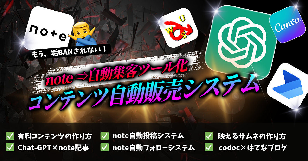 【note集客×自動化×AI】はてなブログとcodoc で作るコンテンツ販売を自動化する仕組み | Brainレビュー王【ブレインの口コミ・評判】